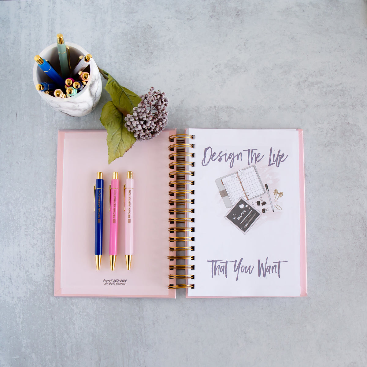 Building My Legacy - Undated, 7"x9" Hard Cover Planner – Brown ...