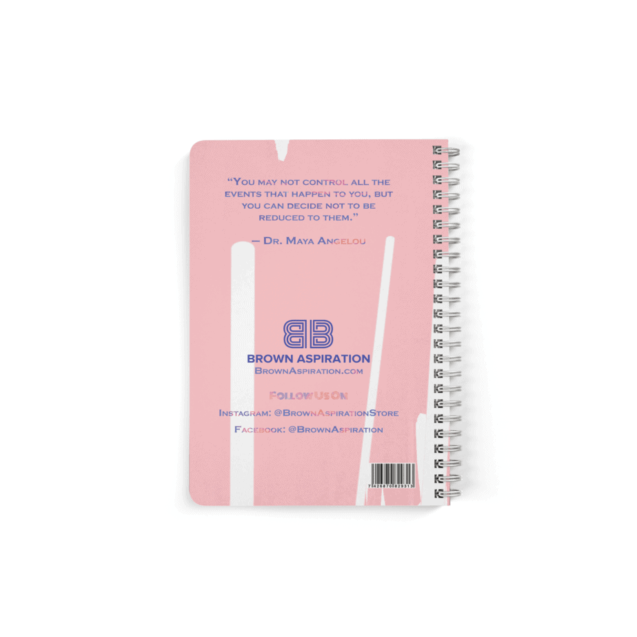 Unbothered - Junior Notebook – Brown Aspiration Stationery