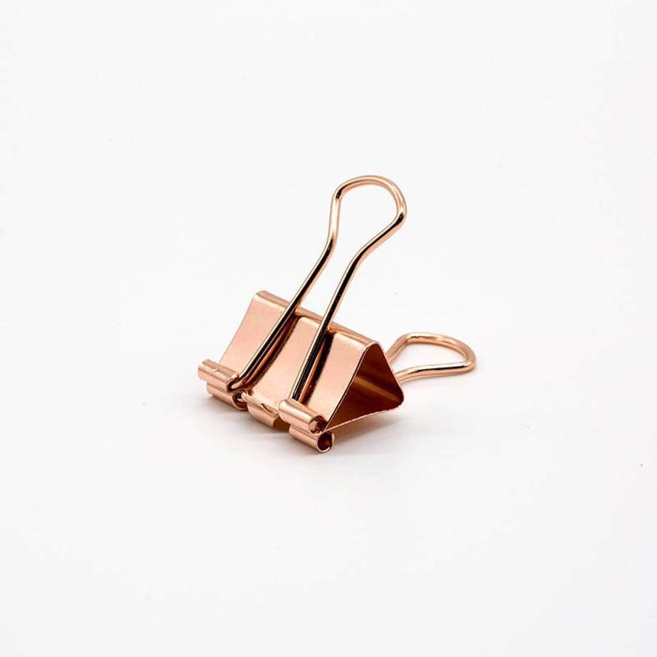 Rose Gold Desk Caddies (Push Pins, Binder Clips and Paper Clips ...